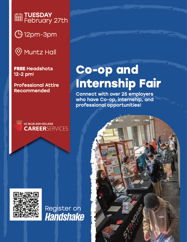 UCBA Co-op & Internship Fair | The UC Family Portal